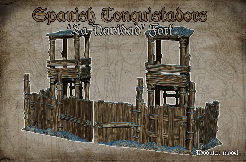15mm Spanish Conquistador Fort – Proxy Wargaming Aus
