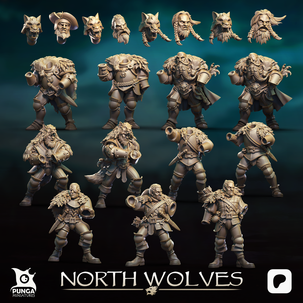 North Wolves Warband – Proxy Wargaming Aus