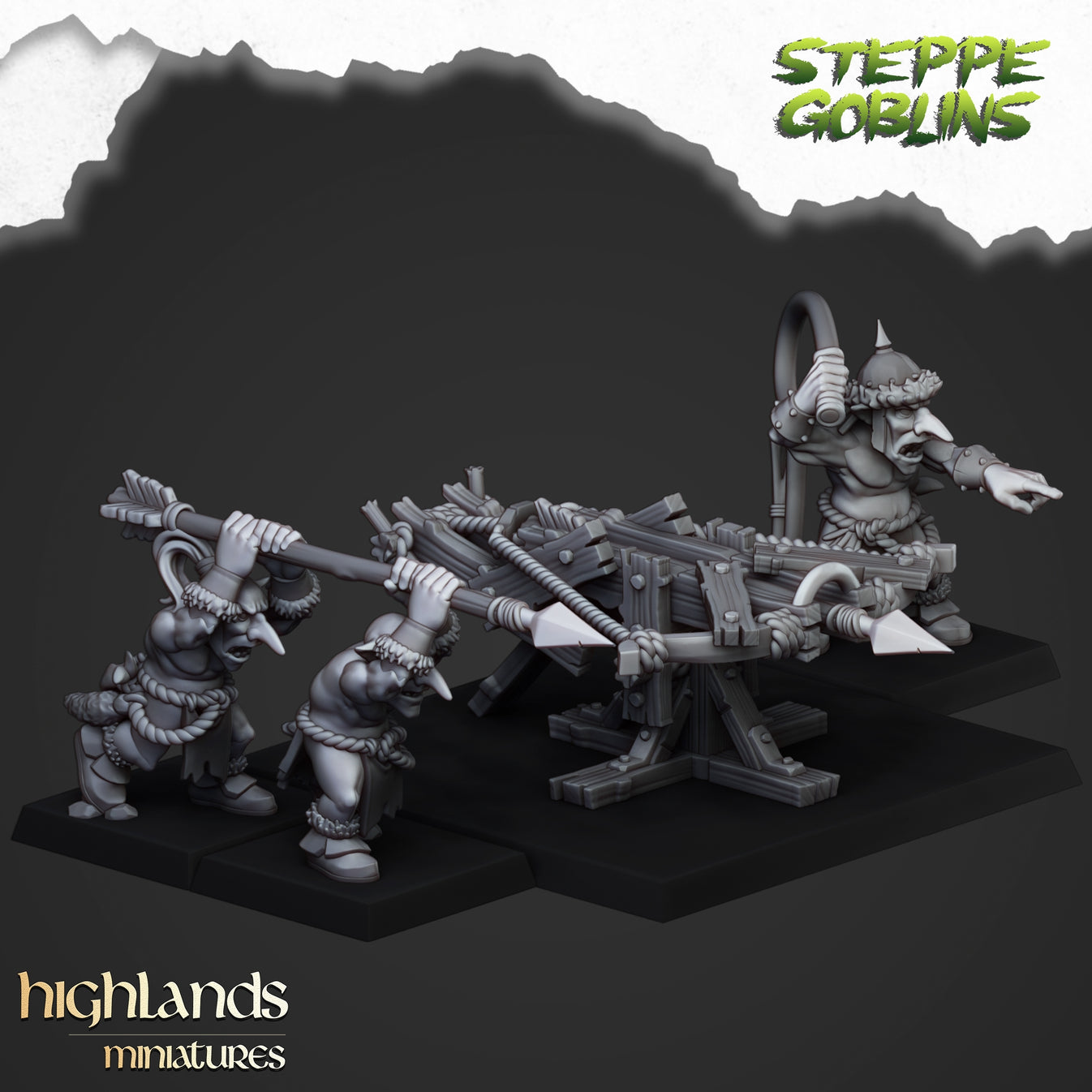 28mm Steppe Goblins Big Crossbow - Orc & Goblin Tribes – Proxy ...