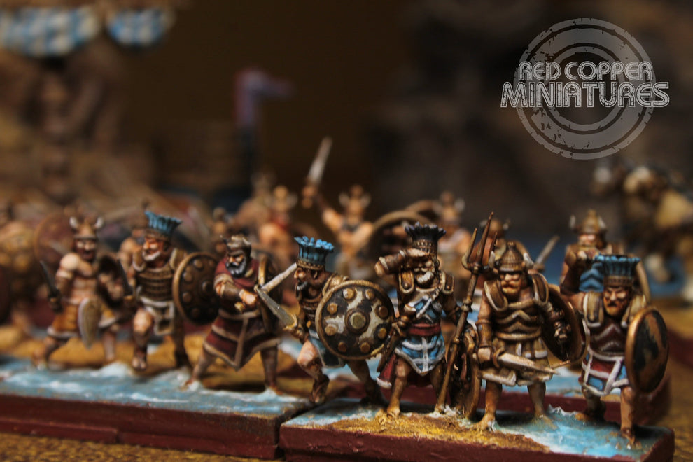 28mm Sea Peoples Chariots – Proxy Wargaming Aus