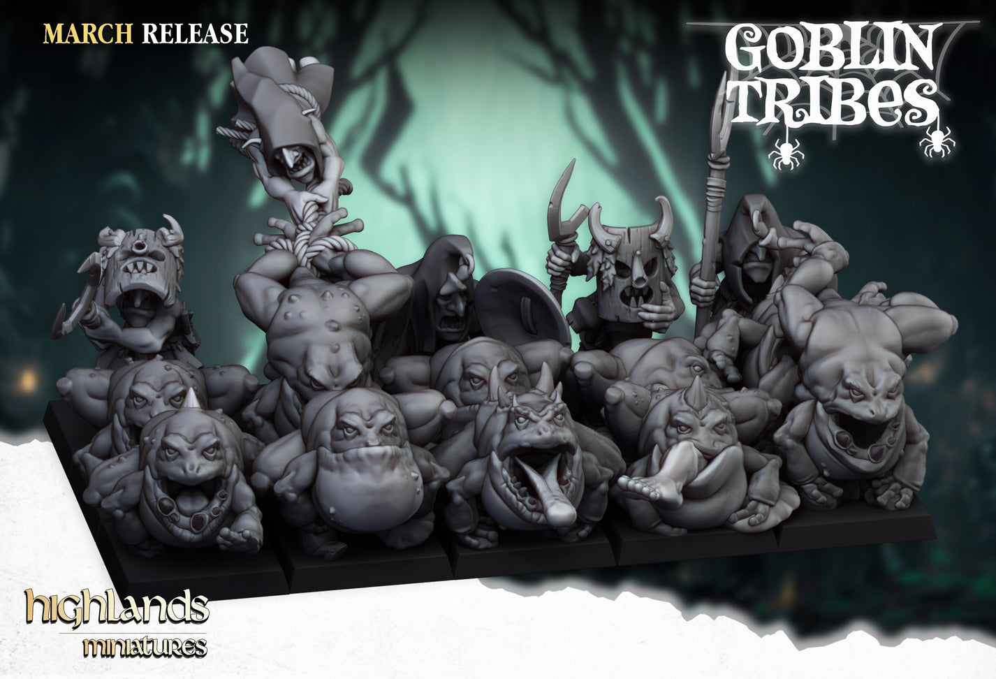 28mm Frog Herd - Swamp Goblins – Proxy Wargaming Aus